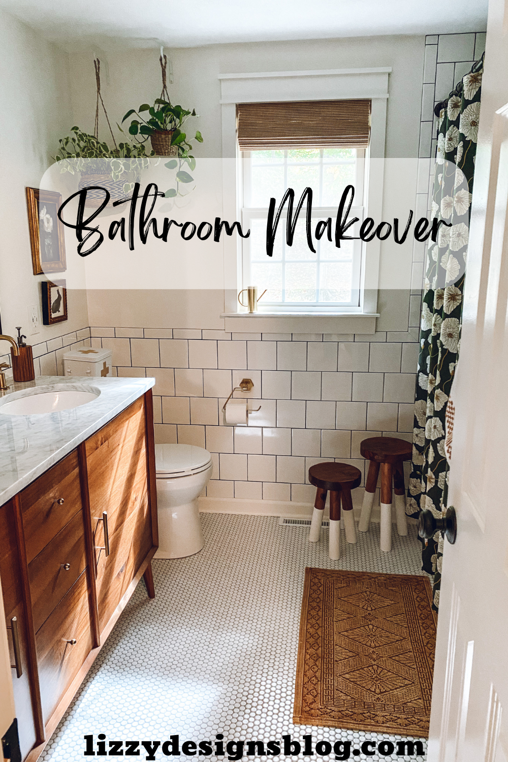 Bathroom Makeover and Remodel Including Before and After Shots