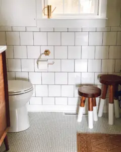 Bathroom Makeover and Remodel Including Before and After Shots