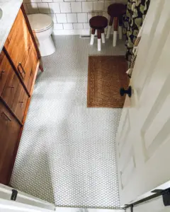 12 Tips for Installing a Penny Tile Floor in the Bathroom